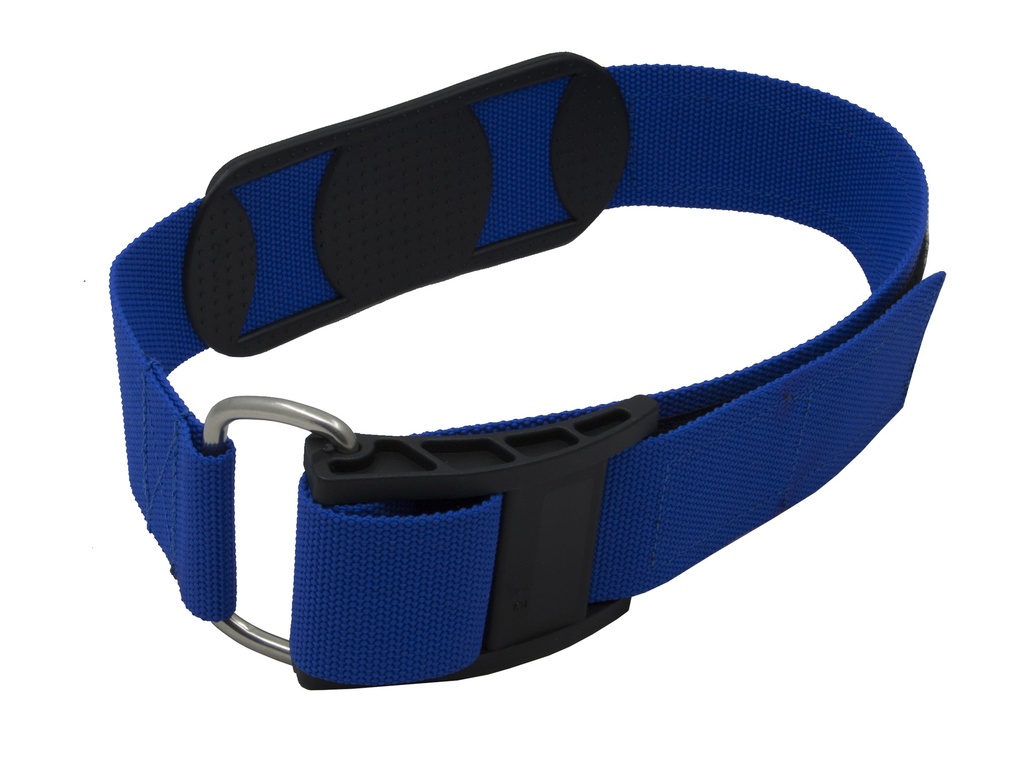 Sangle de bouteille, small, bleu - boucle alu | DiveWinns - Diving with ...